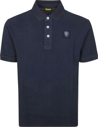 Blauer Homme, Tops, Bleu, Taille: M Polo Piquet