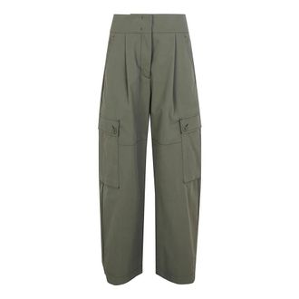 Max Mara Femme, Pantalons, Vert, Taille: 36 FR Wide Pantalons