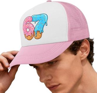 Generic Casquettes de baseball pour homme - 67 chiffres confortables - Chapeau de camionneur en velours c&ocirc;tel&eacute; | Pour la famille, les adultes, les hommes, les