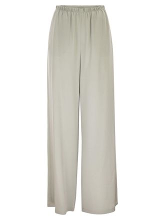 Max Mara Pantalon en cr&ecirc;pe de Chine de soie Maxmara Mxpmaga