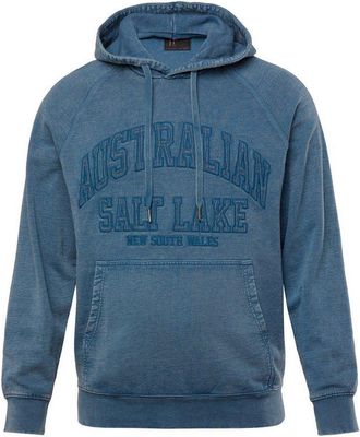 JP1880 Sweatshirt Hoodie Badges Vintage Look Kapuze K&auml;ngurutasche