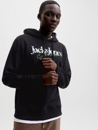Jack & Jones Kapuzensweatshirt JJTOM SWEAT HOOD Baumwollmischung, normal geschnitten