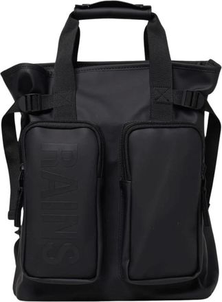 Rains Homme, Sacs, Noir, Taille: ONE Size Sac &agrave; dos pliable avec poches