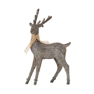 Paris Prix Paris Prix - Statuette Déco Renne 44cm Naturel