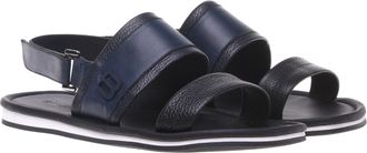 Baldinini SANDAL TUMB.LEAT&CALF DARK BLUE