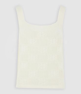 La Nouvelle Top Bruna Crochet Flower