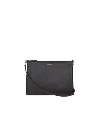 Coccinelle Womens Mini Crossbody Bag Black Cowhide - Crossbody-Bags