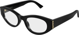 Gucci Ovale optische Brille - - Accessories - unisex - Schwarzk - 50 MM