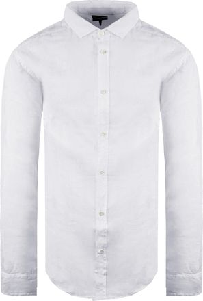 Emporio Armani Ma&szlig;geschneiderte Herren Bluse in Off-White