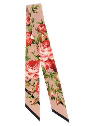 Dolce & Gabbana Womens Multicolor Silk Foulard Accessory