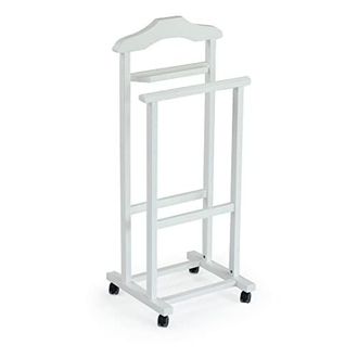 Arredamenti Italia ARREDAMENTIITALIA Herrendiener für Schlafzimmer MIRANO, Holz - Elegant - Farbe: Weiß AR-It il Cuore del Legno