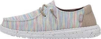 HeyDude Hey Dude Wendy Sox MOC Toe Shoes pour Femme, Aurora White, 37 EU