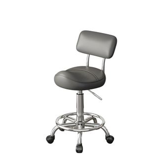 Generic Sattelhocker mit R&uuml;ckenlehne, ergonomisch geformter Sattelstuhl, h&ouml;henverstellbar, geeignet for Sch&ouml;nheitssalons, Spas und B&uuml;ros(Color-6)