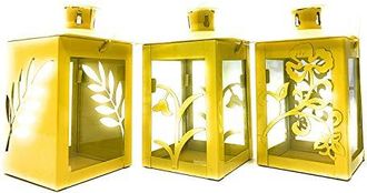 Boltze Boltze Laternen Set Caruso (Silber, Windlichter 3-teilig, ohne Kerzen, Dekoration für Wohnung, Haus, Indoor, Kerzenhalter) 8876400