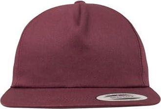 Flexfit Mixte Unstructured 5-Panel Snapback Maroon One Size Casquette, Marron, Taille Unique EU
