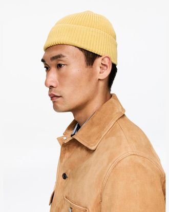 Arket Fisherman-Beanie -Gelb