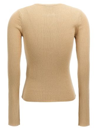 Max Mara Womens Beige Silk Cardigan Clothing