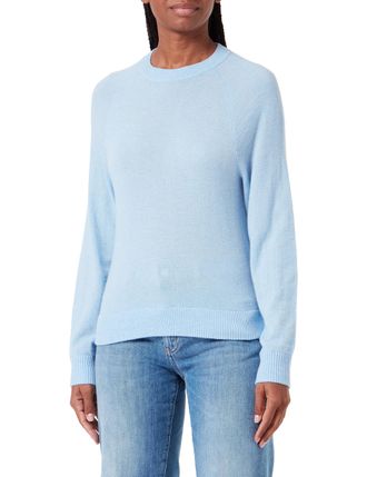 BOSS Womens C_Fanaria Knitted-Sweater, Light/Pastel Blue450, S
