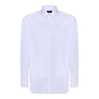 Dell'Oglio Homme, Chemises, Blanc, Taille: L Formal Chemises