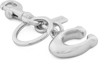 Coach Schlüsselanhänger 1635 Silberfarben