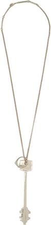 Paco Rabanne Femme, Accessoires, Gris, Taille: ONE Size Silver Key Pendant Necklace