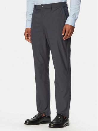 Calvin Klein Stoffhose LV04LB610G Dunkelblau Slim Fit