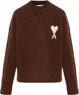 Ami Crewneck Sweater With Ami de Coeur