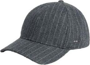 Eden Park Casquette ray&eacute;e &agrave; logo en laine m&eacute;lang&eacute;e