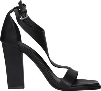 Max Mara Femmes Sandales Cuir Noir