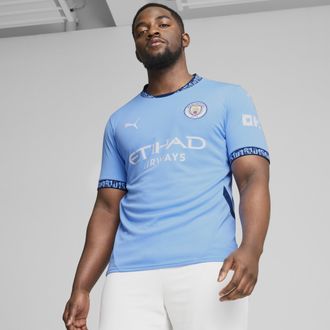 Puma Maillot Home 24/25 Manchester City Homme, V&ecirc;tements, Bleu, L
