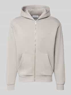 Review Regular Fit Sweatjacke mit K&auml;nguru-Tasche