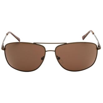 Calvin Klein Braune Sonnenbrille mit braunen Glasern von Calvin Klein