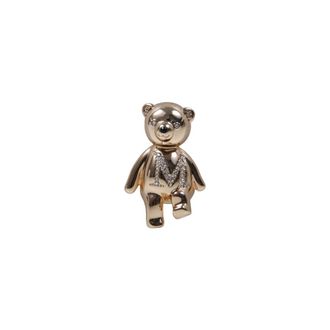 Max Mara Gl&auml;nzende Teddy-Brosche aus Metall - - Accessories - Damen - Gelb - ONE SIZE