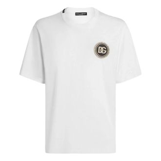Dolce & Gabbana W0800 T-Shirt - - Tops - Herren - Wei&szlig; - 2XL