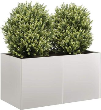vidaXL Jardini&egrave;re 80x40x40 cm acier inoxydable vidaXL