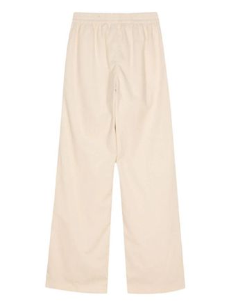 Eleventy Womens Wide-Leg Corduroy Trousers Beige Aw24 W
