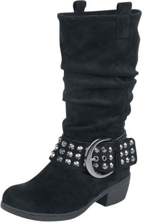 Black Premium by EMP Femme Bottes noires avec boucle EU40
