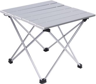 Soimiss Leichter Faltbarer Aluminium klapptisch für Outdoor Tragbarer Picknick Campingtisch Schnell Aufbaubar Robust und Kompakt für Grill Strand Wandern und 