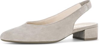 Gabor Damen Slingpumps, Frauen Pumps,gesund,elastisch,gepolstert,polsterung,feminin,pink,Wide-fit,h-Weite,Leder-Sohle,Cherry,Puder,38.5 EU / 5.5 UK