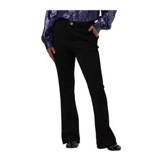 Pom Amsterdam Schwarze Elegante Hose - Liv - - Trousers - Damen - Schwarzk - XL