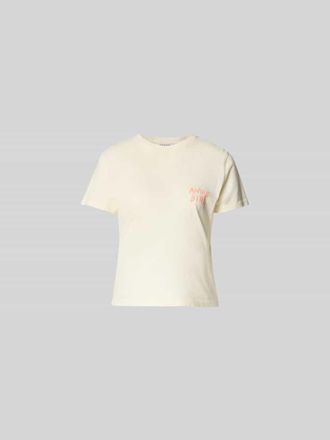 Anine Bing Regular Fit T-Shirt mit Logo-Detail
