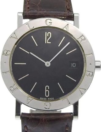 Bulgari unisex, Pre-owned, Noir, Taille: ONE Size Montre-bracelet Vintage Pre-owned