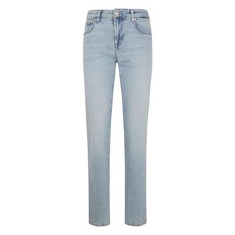 7 For All Mankind Calie Straight Frozen Jeans - - Jeans - Damen - Blau - W27