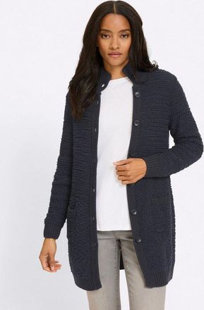 Heine Strickjacke Strickjacke Langarm Links-Strick