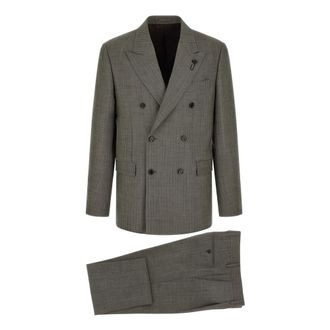 Lardini Feeling Zweireihiger Anzug - - Suits - Herren - Grau - M