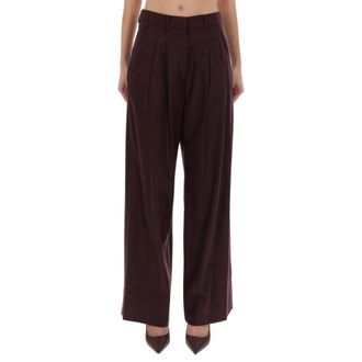 Pantaloni Torino Wide Hosen - - Trousers - Damen - Rot - XS