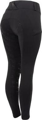 Horze Camille Pantalon d&eacute;quitation Fonctionnel &agrave; Fond int&eacute;gral, Femme, avec Poche pour t&eacute;l&eacute;phone Portable et Passants de Ceinture