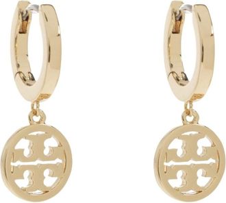 Tory Burch Femme, Accessoires, Jaune, Taille: ONE Size Boucles doreilles Miller Huggie