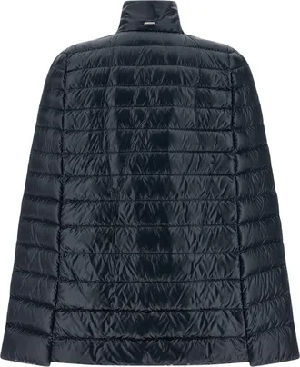 Herno Ultralight Nylon Cape Down Jacket - Black