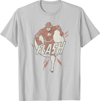DC Comics The Flash Vintage Lightning Fast T Shirt T-Shirt
